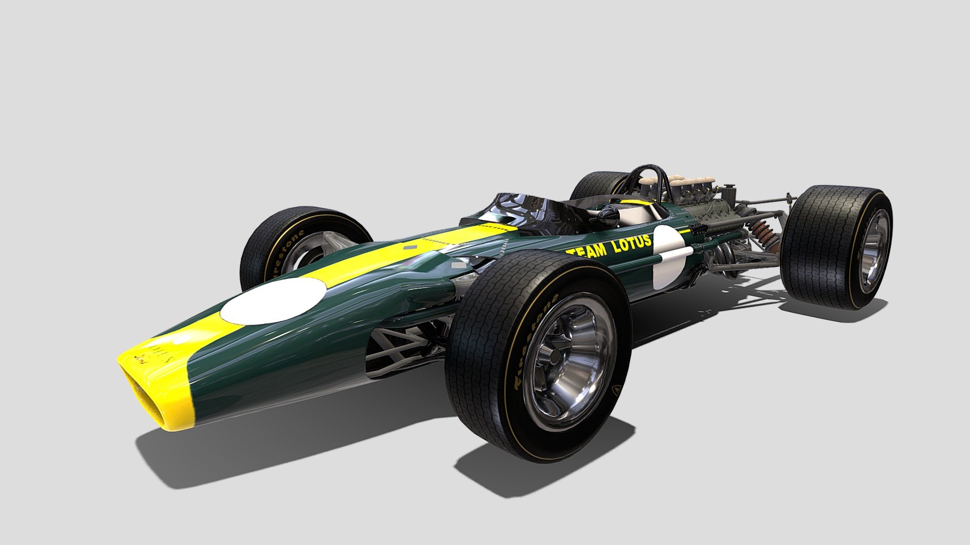 Lotus 49 Jim Clark 1967 - Buy Royalty Free 3D model by Luis Adrian V ...