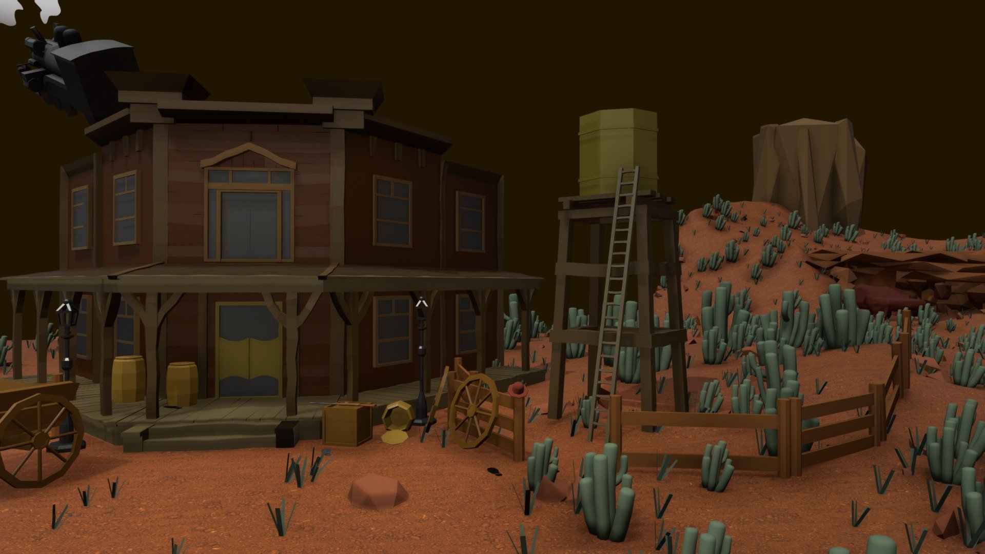 Back To The Future diorama - Download Free 3D model by Nikita ...