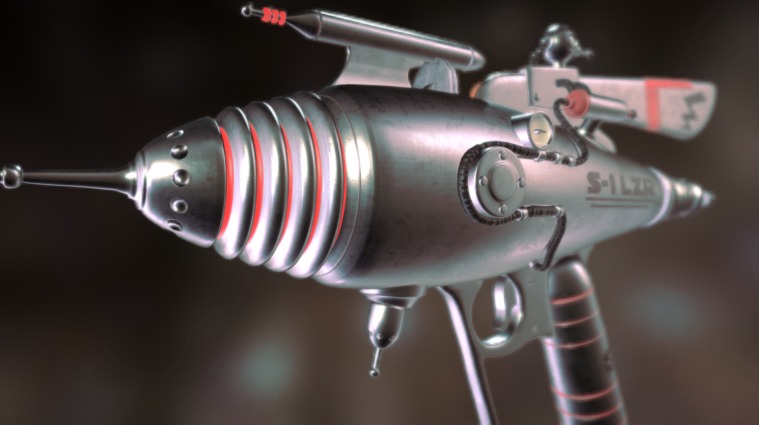 Ray Gun, High Poly-Model - 3D model by Rhys JCB Jones (@rhysjcbjones ...