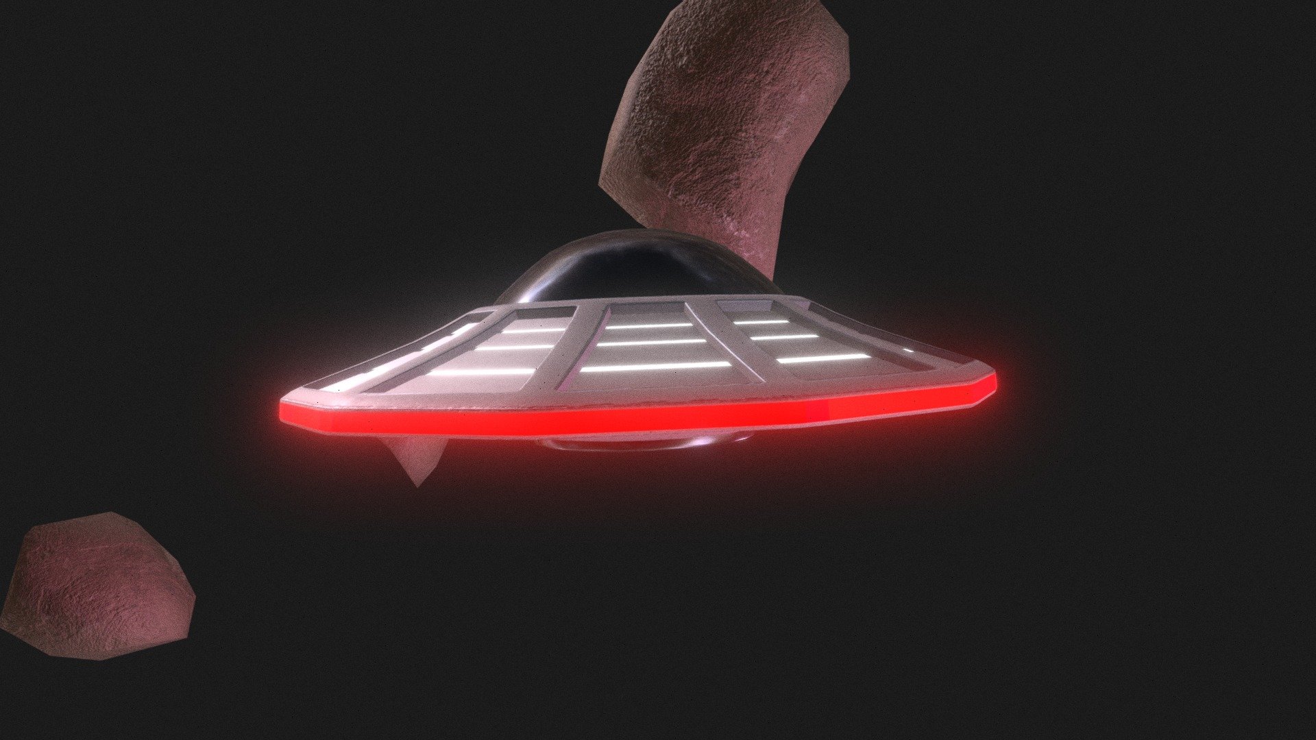 Unidentified flying object (UFO) - Download Free 3D model by CG BANG ...