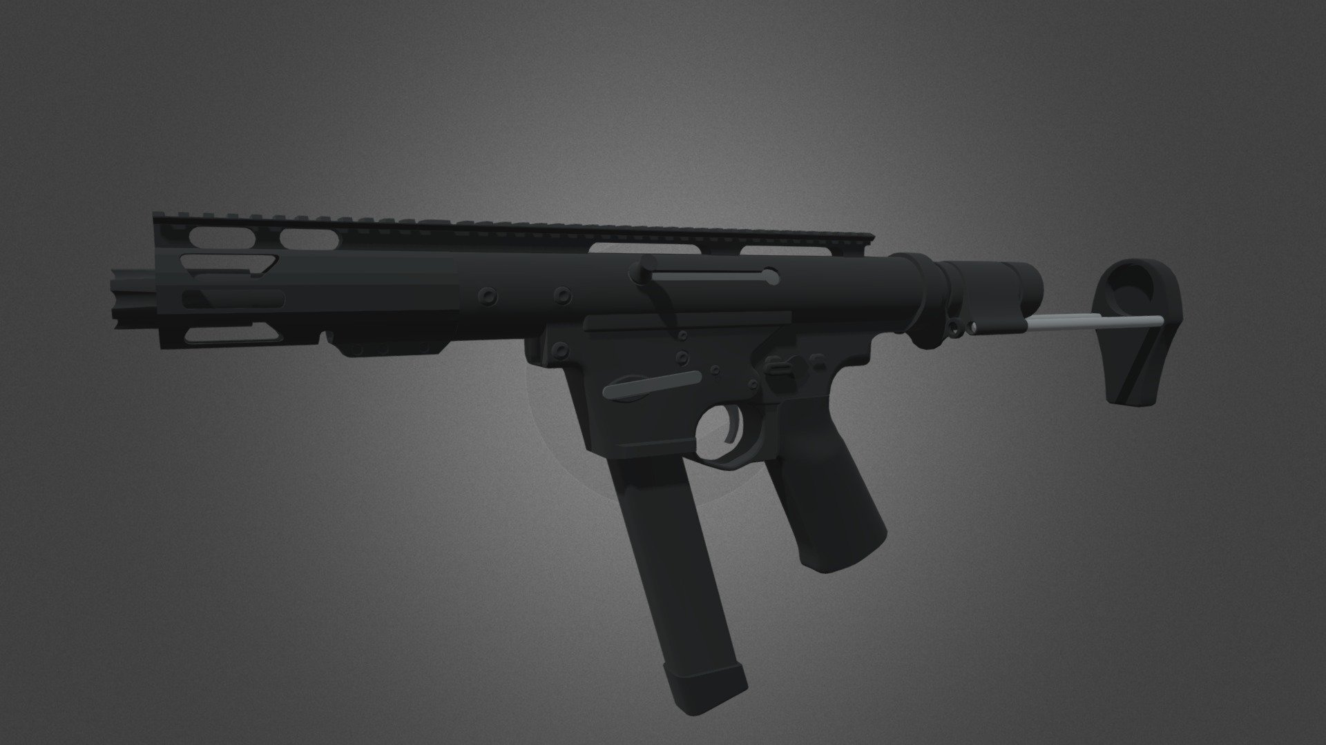 Tec-9 (WIP) - 3D model by Aronvctr [0743af7] - Sketchfab