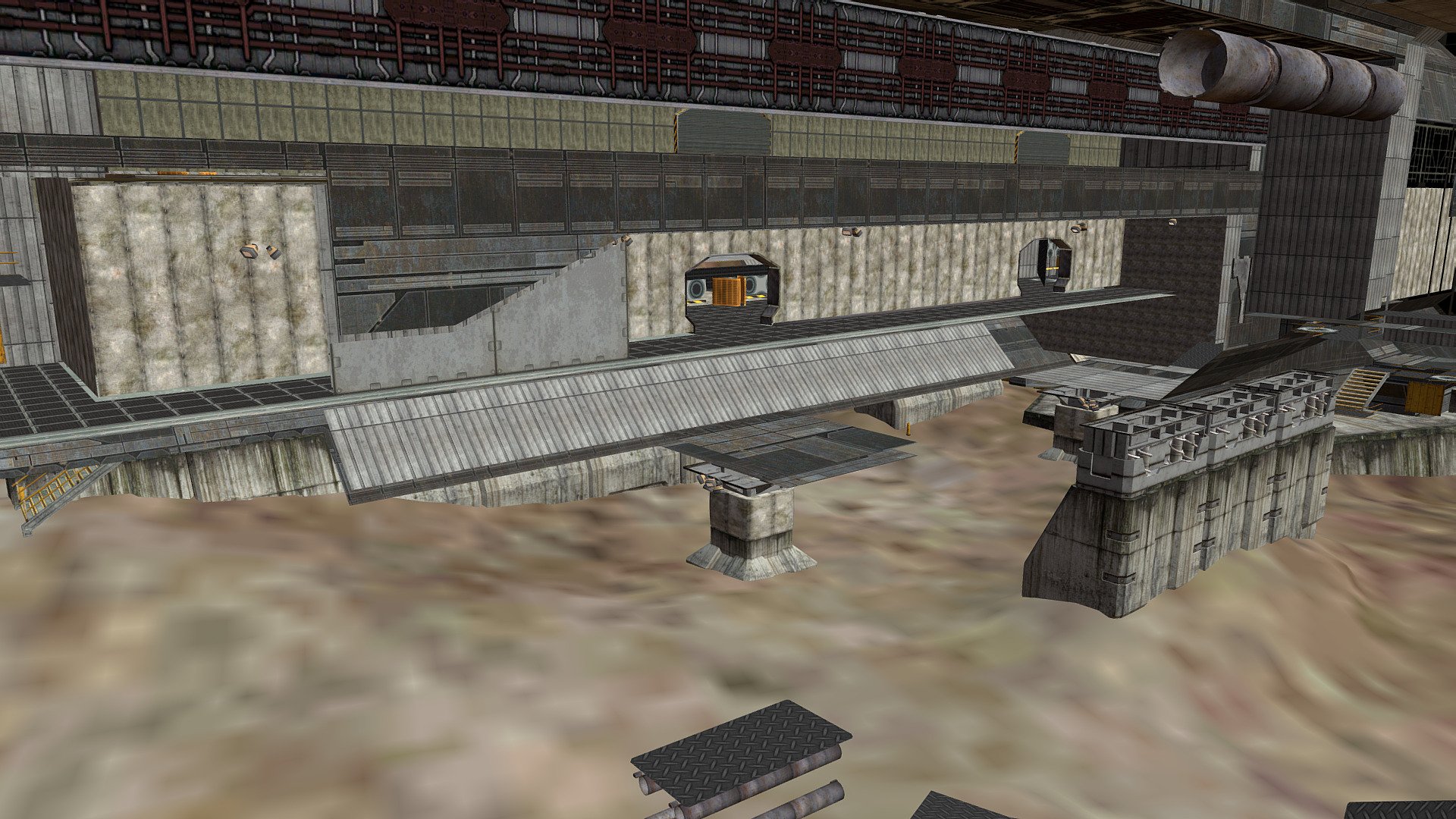 Reach>Multiplayer>Default>Boneyard - Download Free 3D model by jameslucino117 [0743d0c] - Sketchfab
