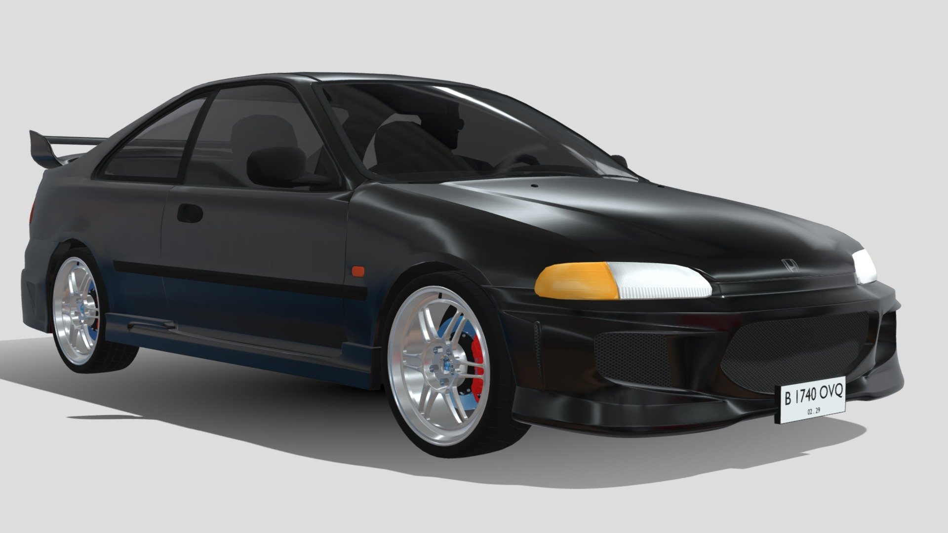 1993 Honda Civic EJ1 VIS Racing Bomber - Download Free 3D model by Raysh (@Raysh_.) [07444f7 ...