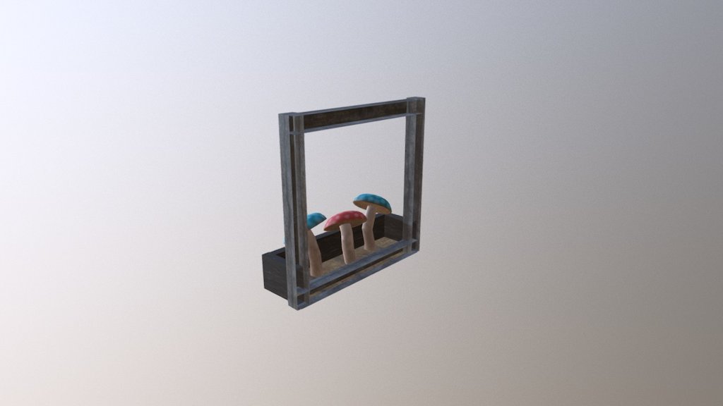 Window Small With Box - 3D model by mcduffnick [0744cdd] - Sketchfab