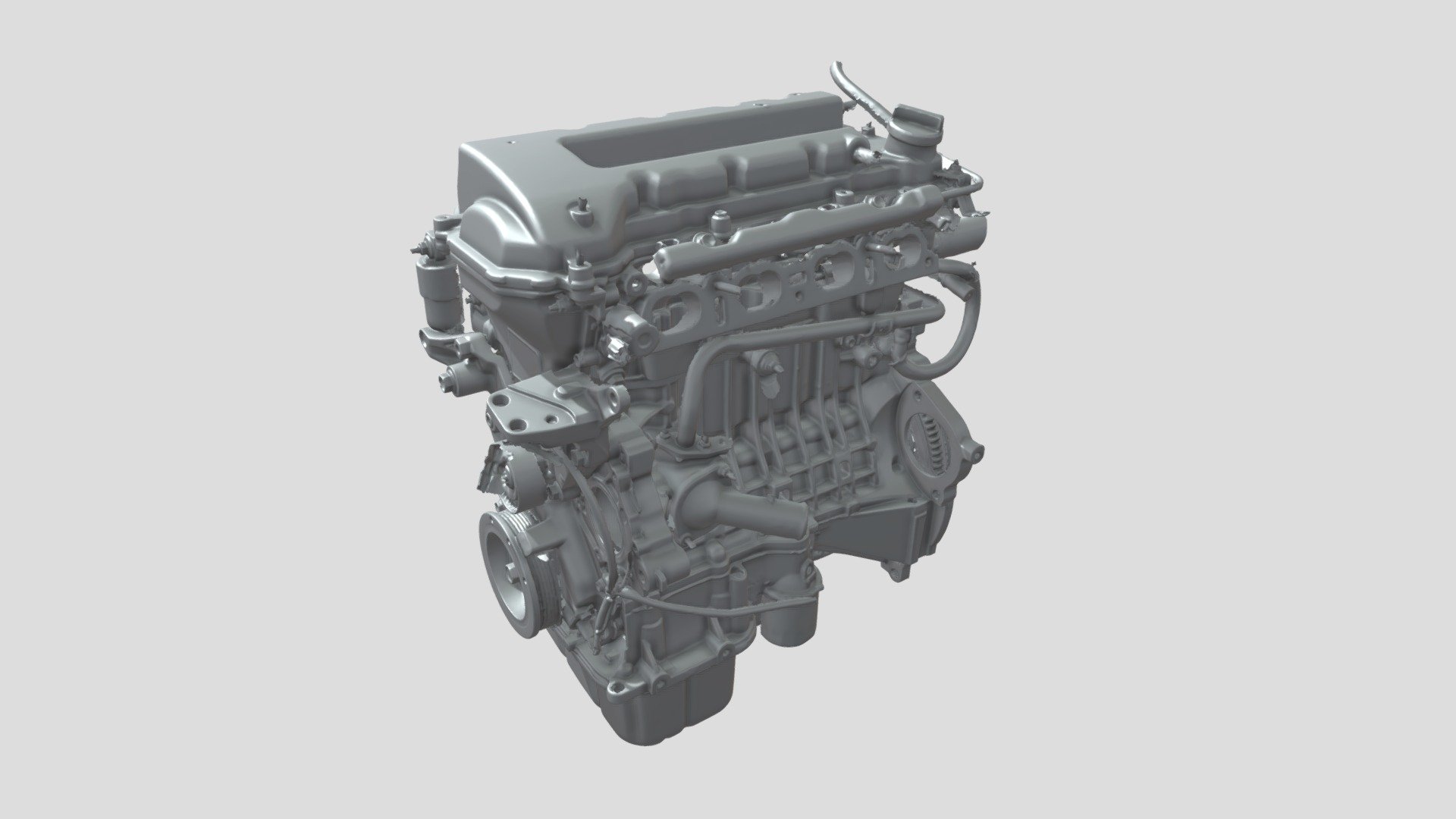Toyota 1ZZ-FE – Complete Engine Block – 3D Scan - Download Free 3D model by SYBA garage ...