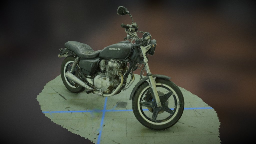 Honda Motorcycle - 02 - 3D model by NickNaglich [0747b8d] - Sketchfab