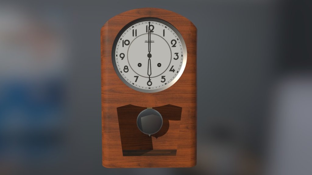 Olli Clock by Valmet 1965 - 3D model by Ari Ellert (@alertae) [0748870 ...