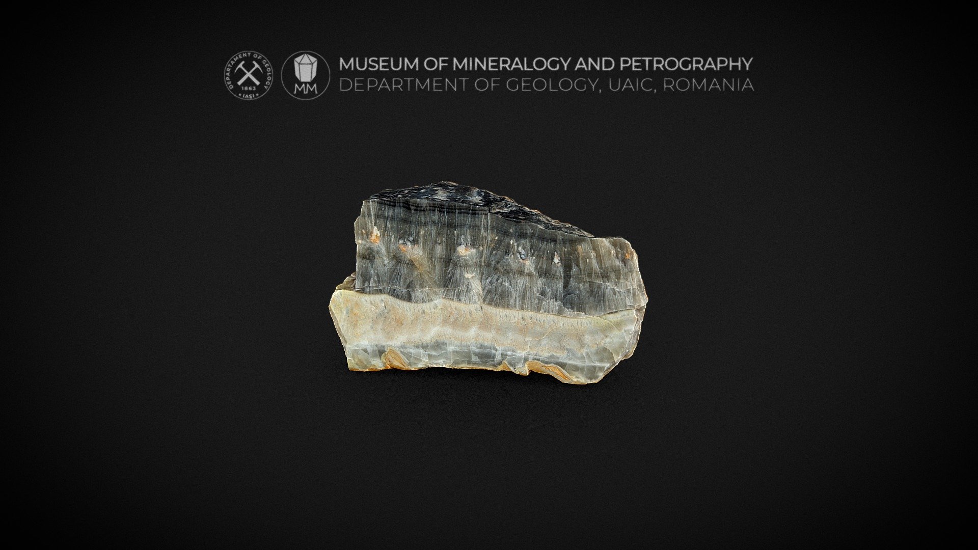Banded Aragonite from Corund (mineral) - 3D model by Museum of ...
