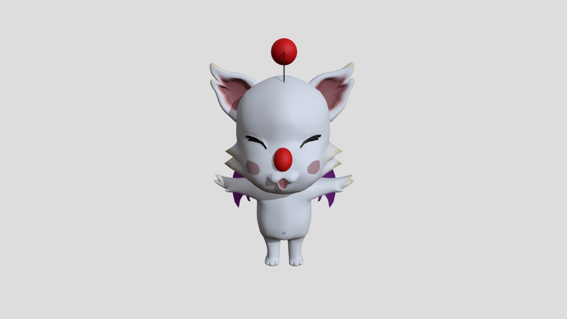 Moogle Model - 3D model by pvagay [0748fb5] - Sketchfab