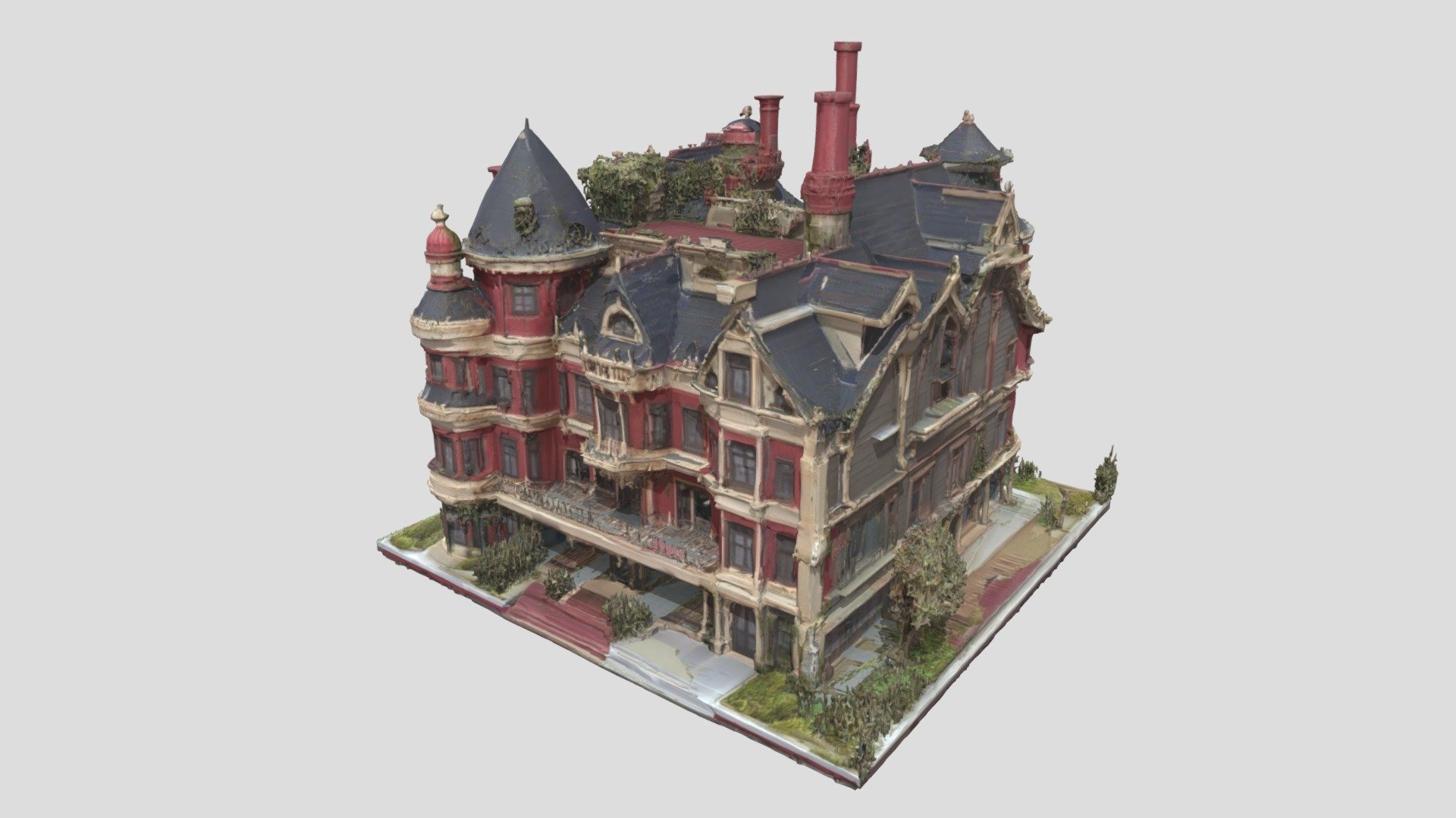 Victorian Manor Garden - Download Free 3D model by 𝖟𝖙𝖗𝖟𝖙𝖗 (@ztrztr3 ...