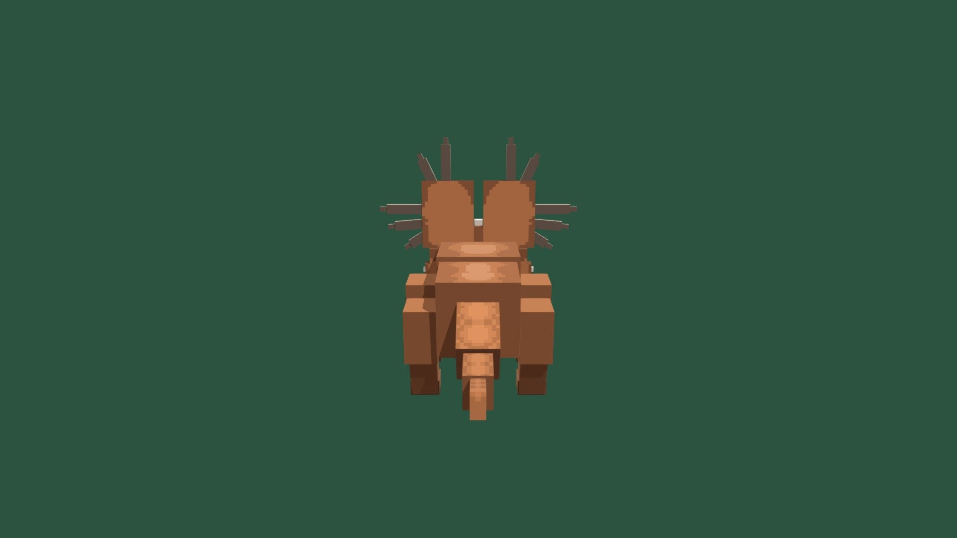Minecraft mod: Archeological Fauna Styracosaurus - 3D model by ...