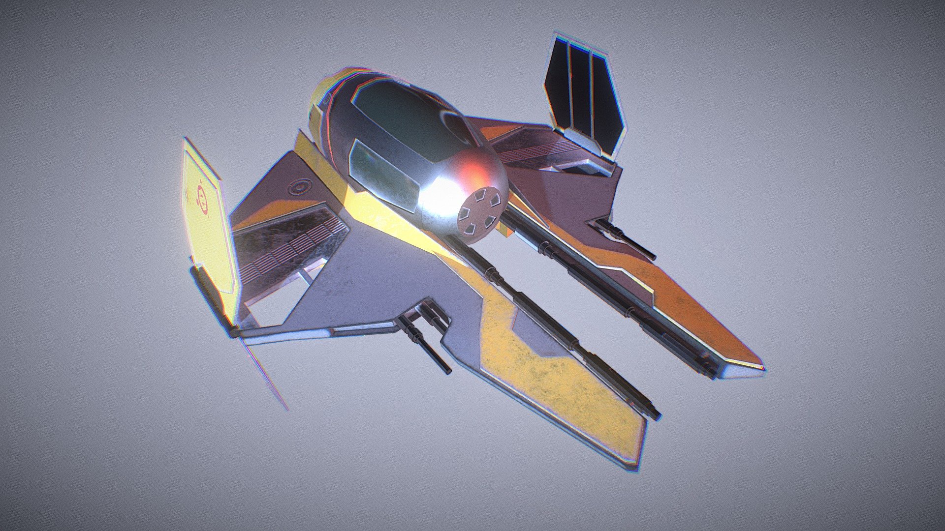 Spaceship - 3D model by AdrianGtz [0749565] - Sketchfab