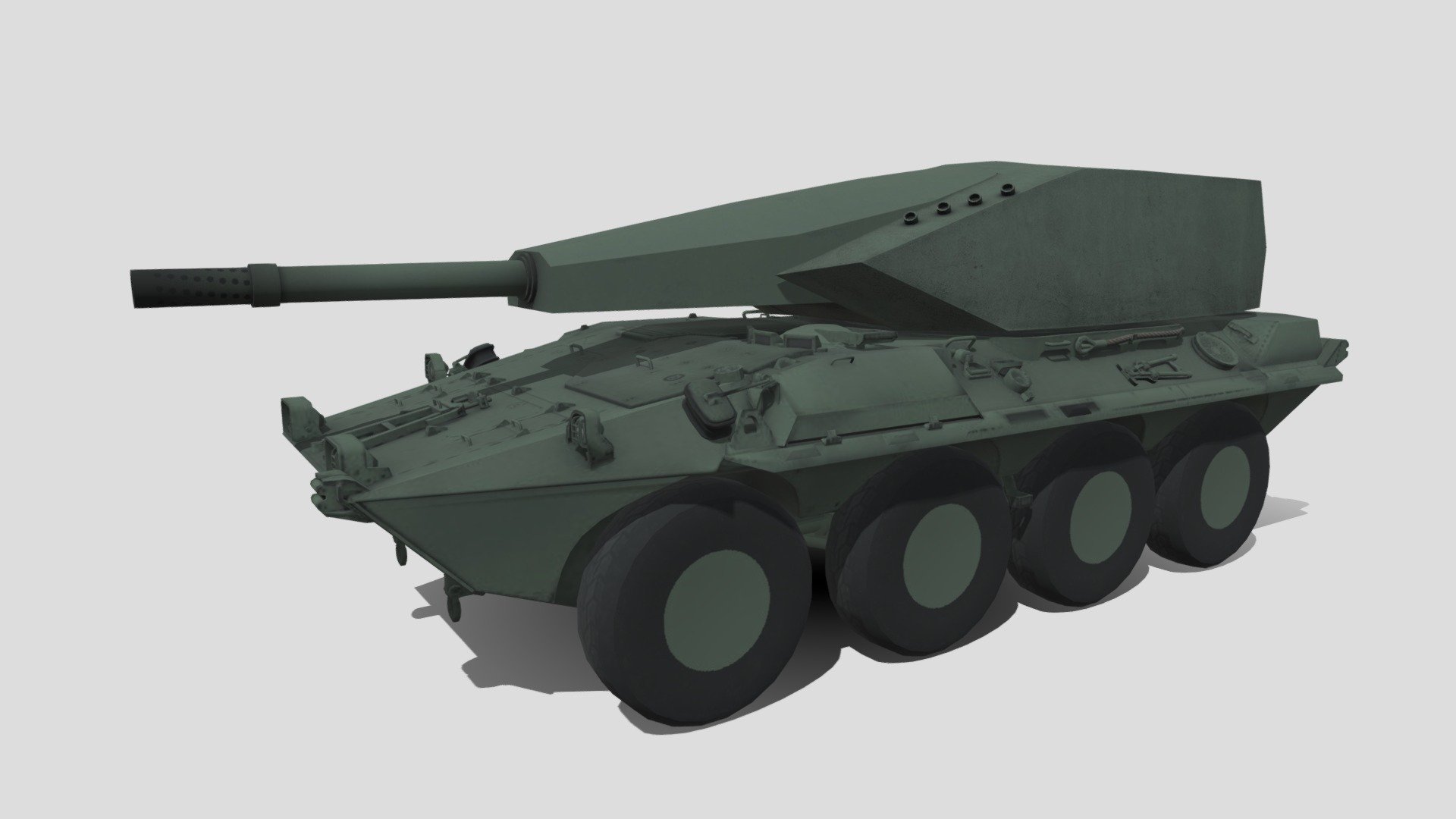 B1 CENTAURO 105mm - Download Free 3D model by Muhamad Mirza Arrafi ...