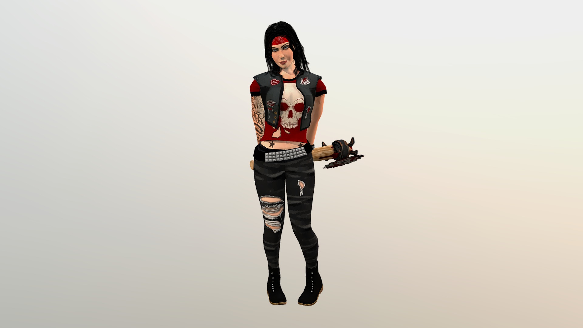 MHRK Female Character - 3D model by Matt Zanetti (@mzanetti) [074ae38 ...