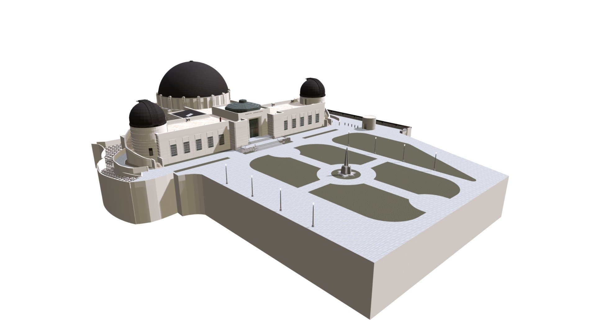 Griffith Observatory - Buy Royalty Free 3D model by renato.lt (@renato ...