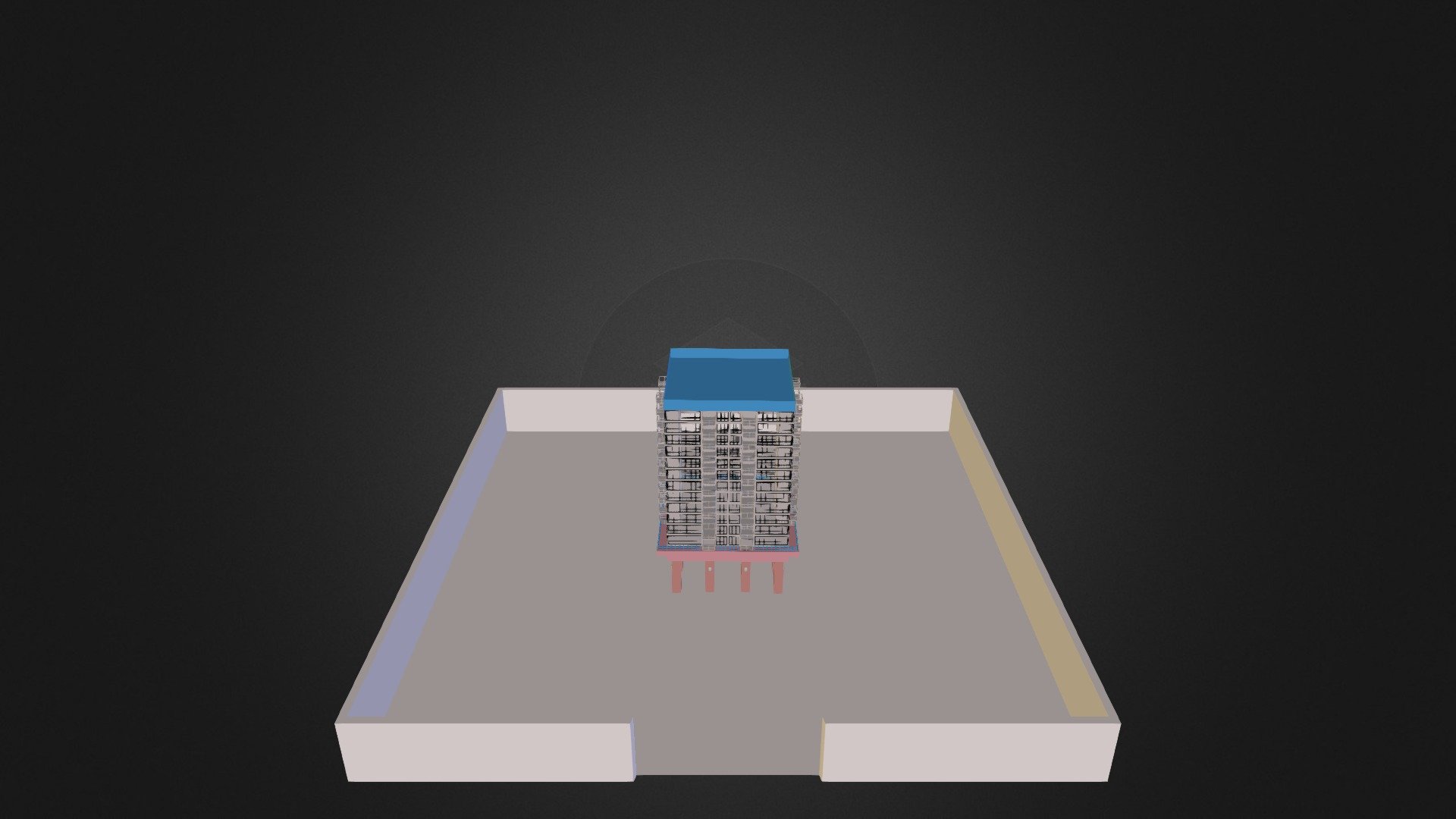 hight rise build - 3D model by silvestremjr [074e63f] - Sketchfab