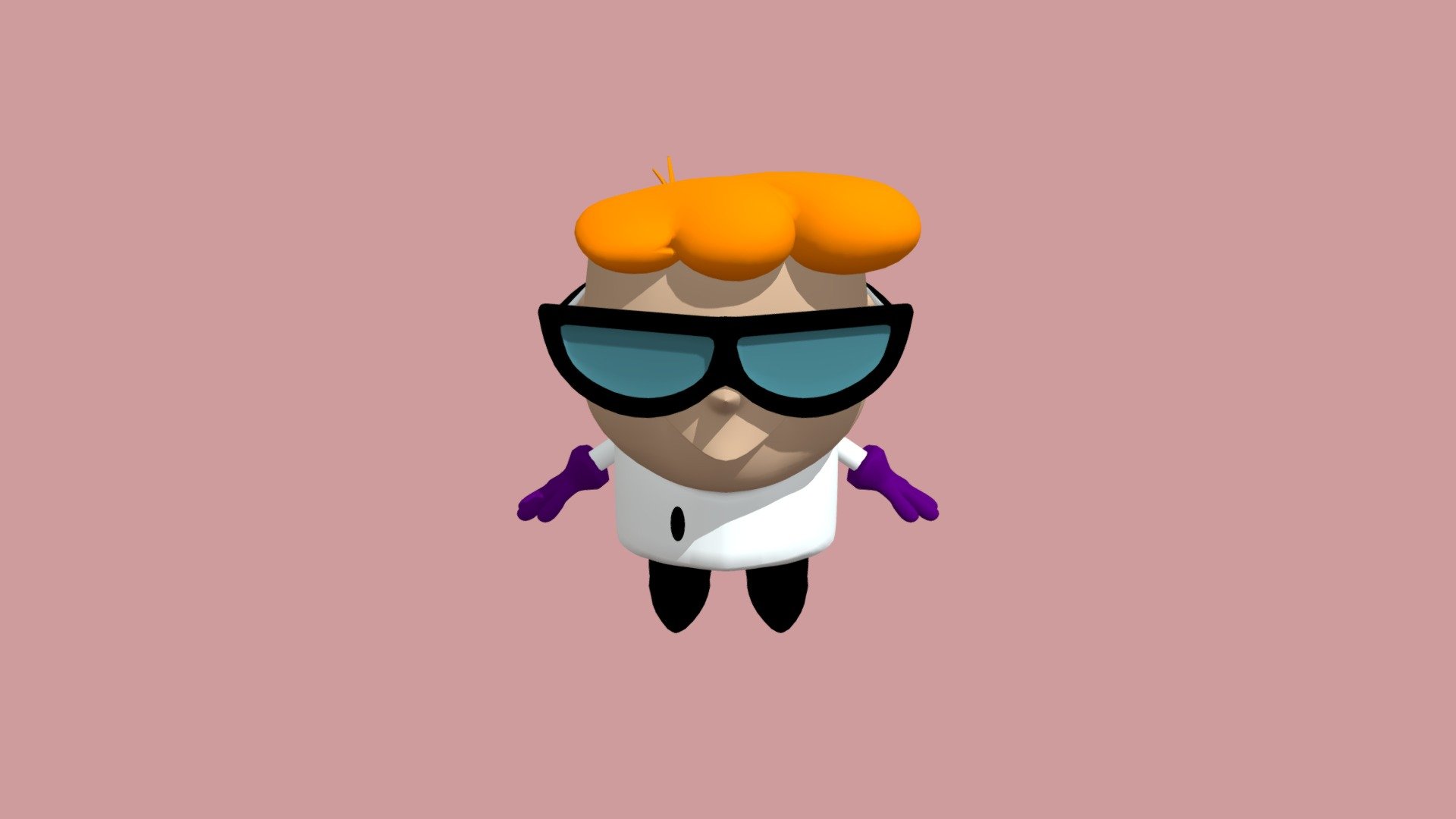 Dexter from Dexter's Laboratory - 3D model by Daniela Gómez Noriega ...