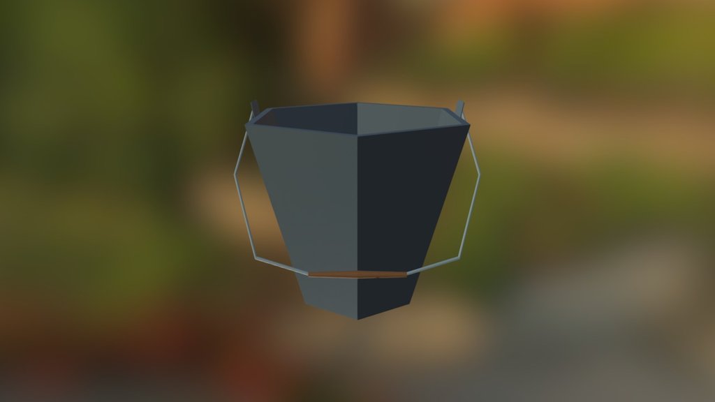 Low poly bucket - 3D model by Antarctica [07510bd] - Sketchfab