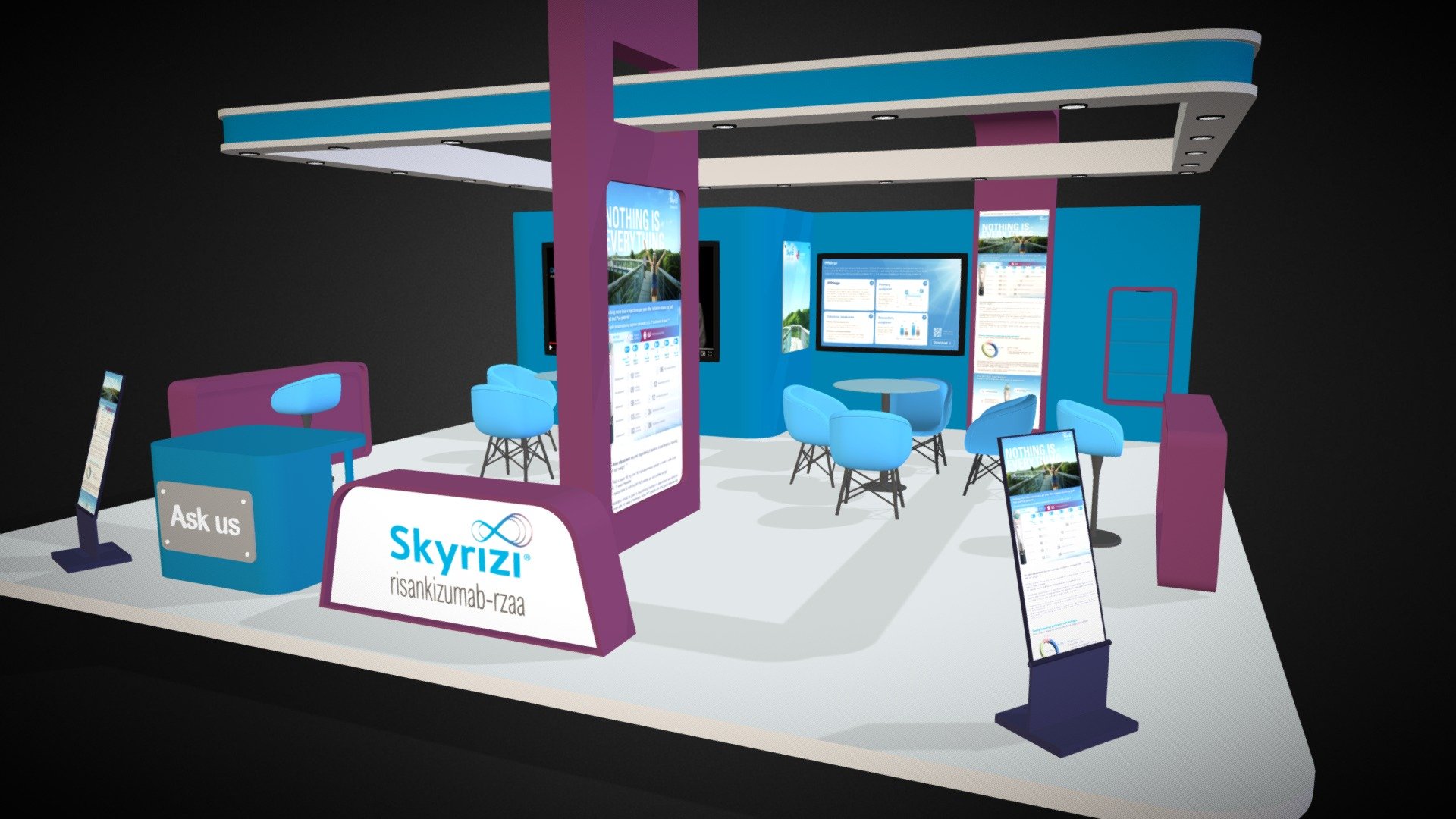 Skyrizi_Booth - 3D model by MedTrixHealthcare [075124b] - Sketchfab