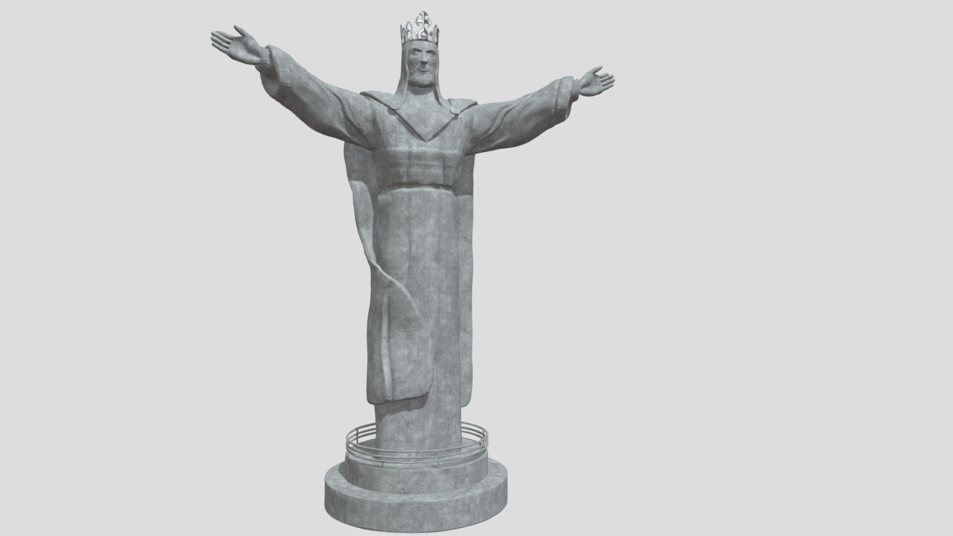 Christ the King Statue - Buy Royalty Free 3D model by arshad irfan ...