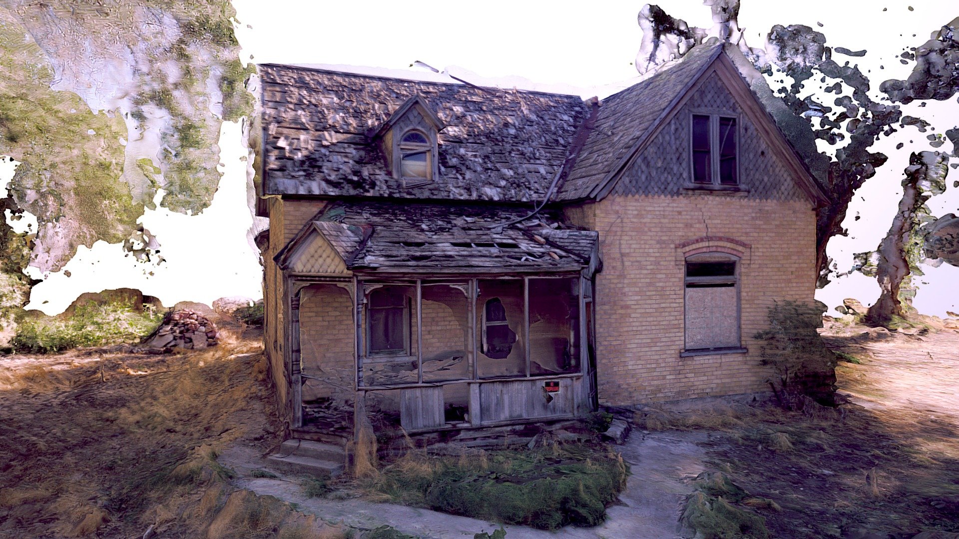 Haunted House - 3D model by John Toeppen (@toeppen) [0751d42] - Sketchfab