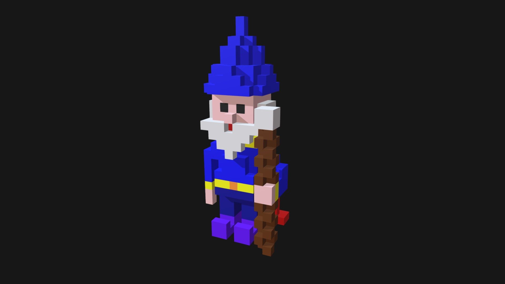 Wizard - 3D model by Virtual Arts Studio (@virtualartsstudio) [07536da ...