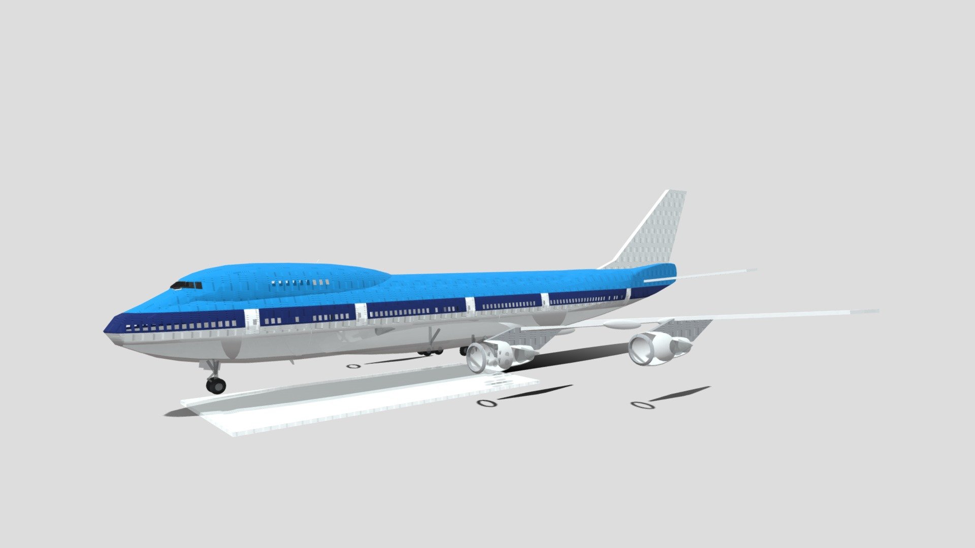 747-200 klm - Download Free 3D model by zairiqzairiq [0756bd5] - Sketchfab