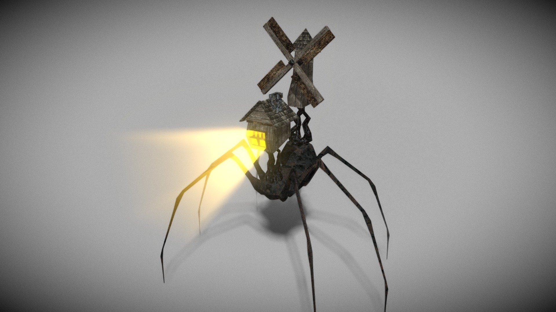 Spider House - 3D model by Skinner Space (@skinner_space) [0756cee ...