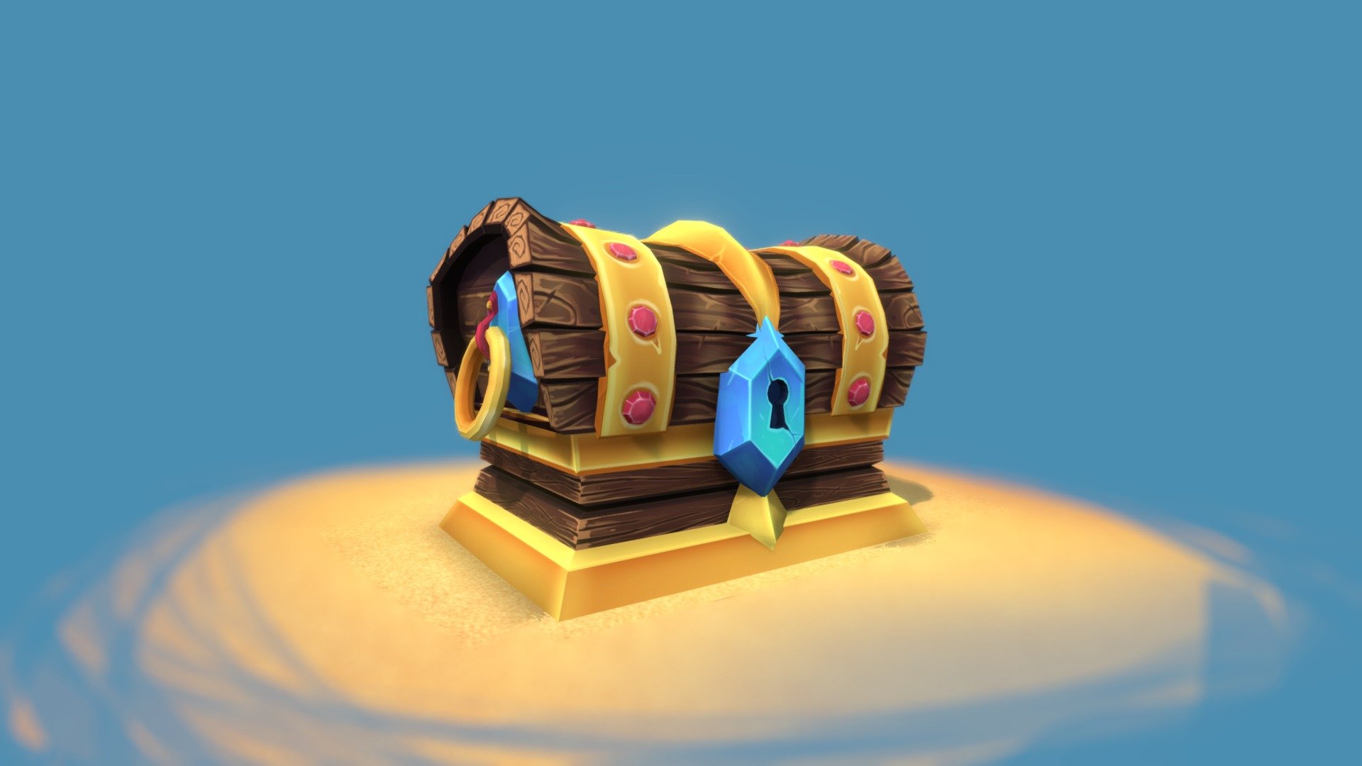 Cartoon chest - Buy Royalty Free 3D model by rosiejarvis [075973e ...