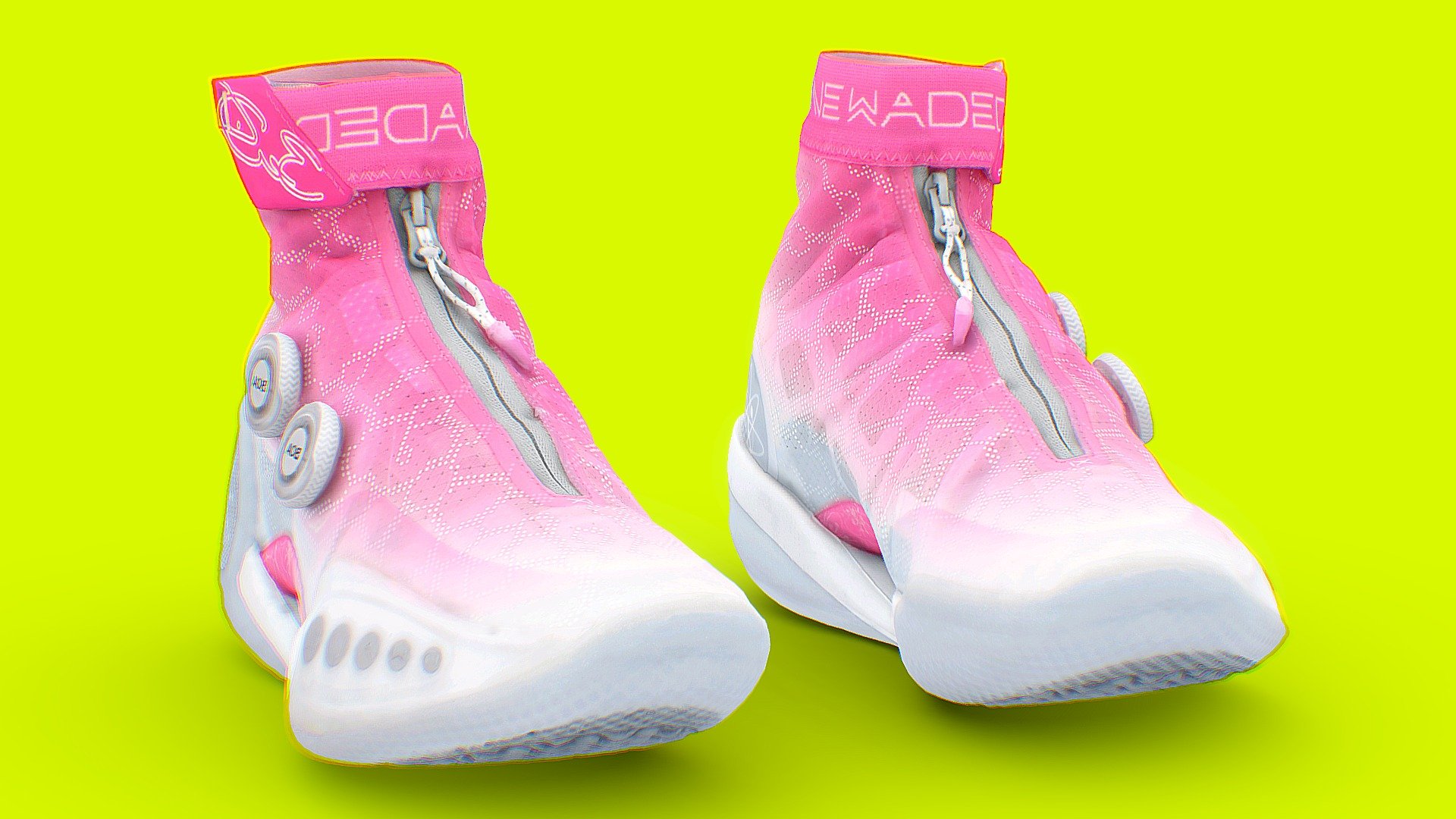 Cyberpunk Fashion Sneaker 4 Urban Techwear - 3D model by Vincent Page (@vincentpage) [075a42f ...
