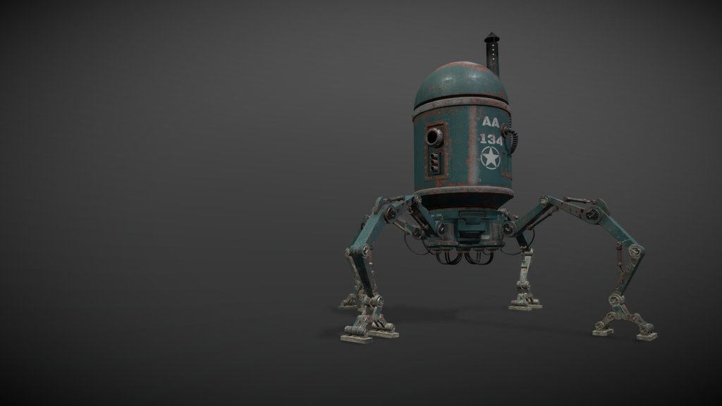 Chinese Fallout Mech Inspiration - A 3D model collection by ...