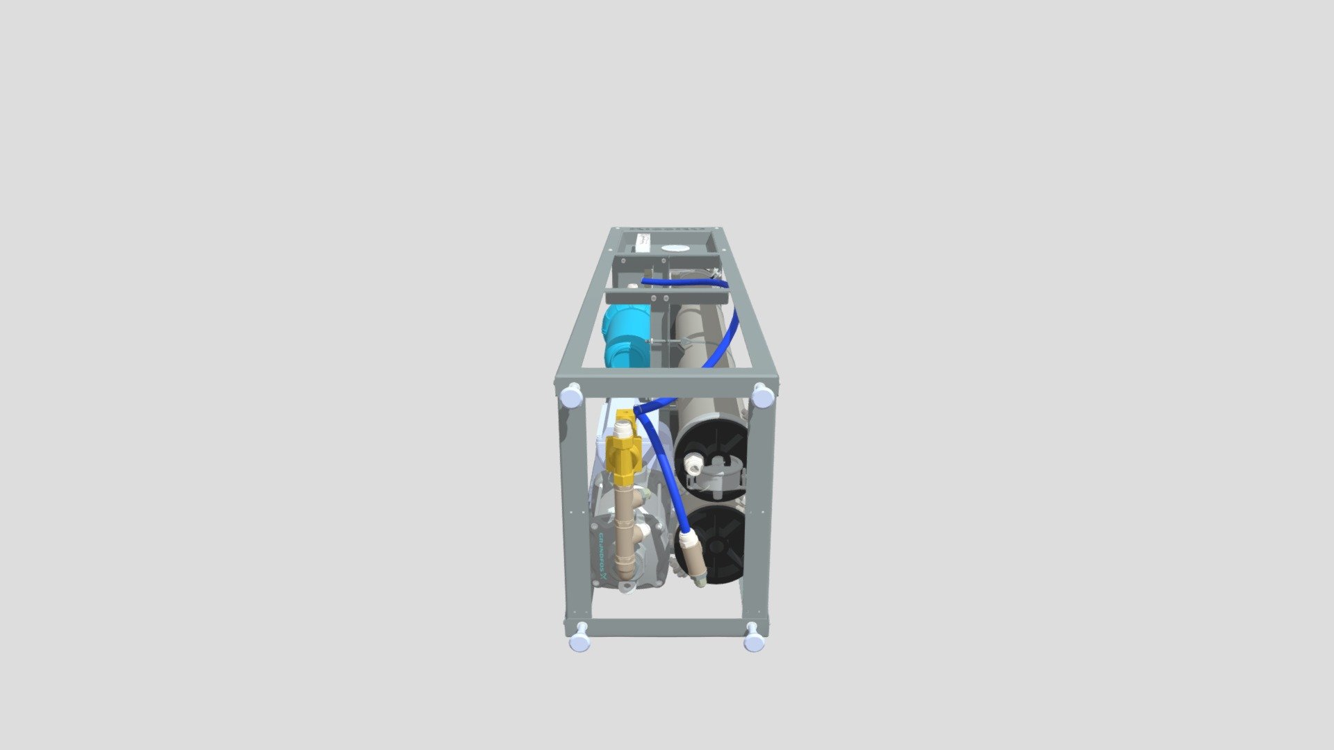Установка обратного осмоса Kiss RO 240 - Download Free 3D model by ...