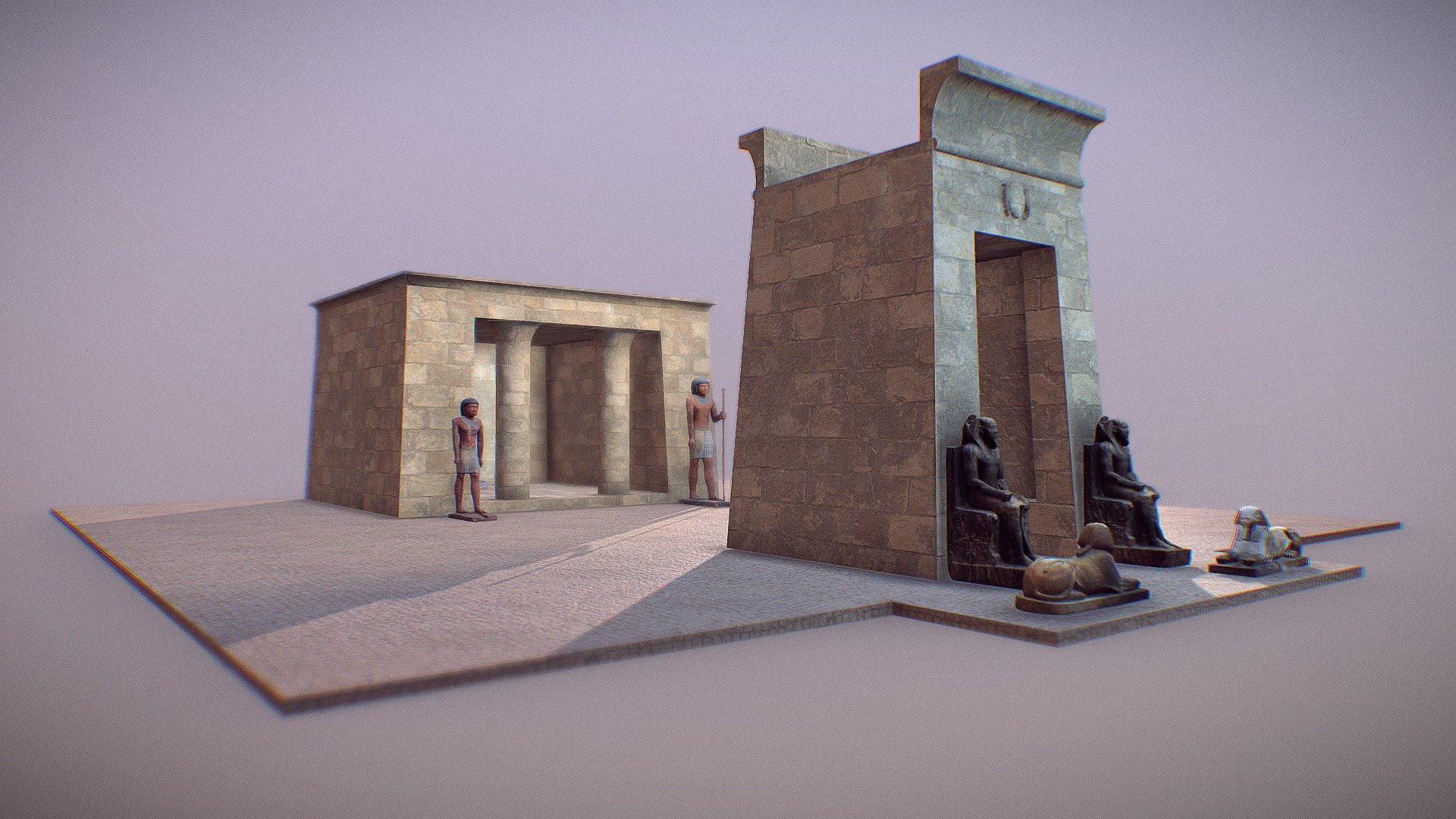 VR-Temple - 3D model by iuegypt [075ca62] - Sketchfab