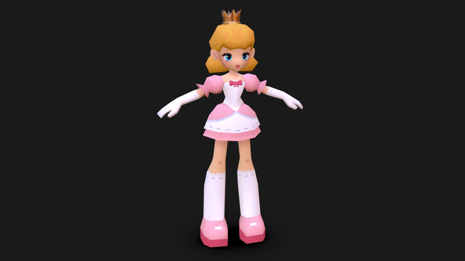 Princess, Low Poly Collection - 3D model by adrigowon (@adrigowon ...