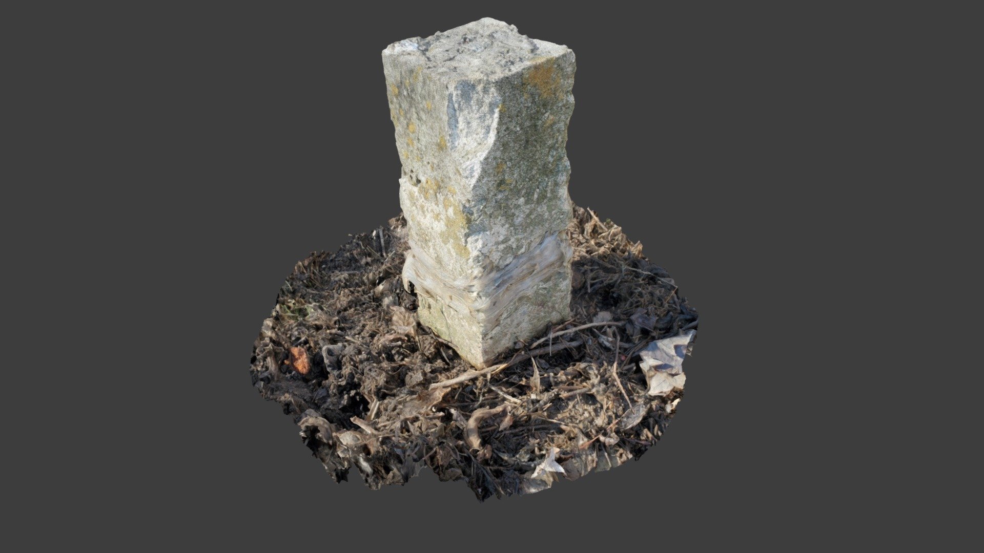 Stone Property Corner - 3D model by Morris (@kywaterfalls) [075e5d9 ...