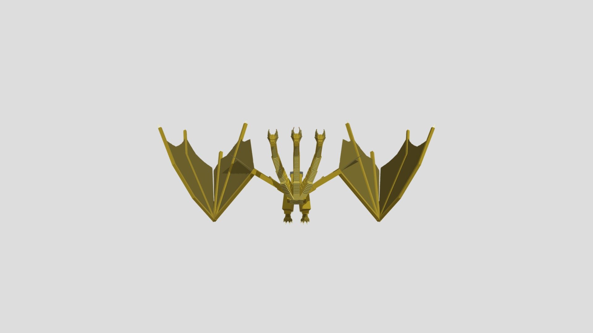 Titanus Ghidorah (Minecraft) - Download Free 3D model by ...