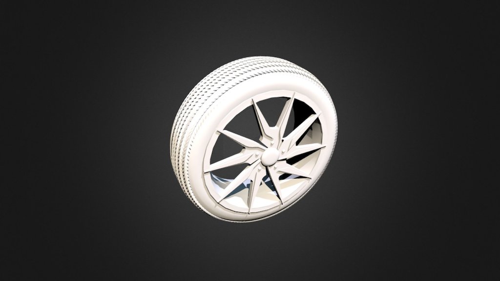 Modeling a Wheel - 3D model by neptuneisadrift [076053a] - Sketchfab