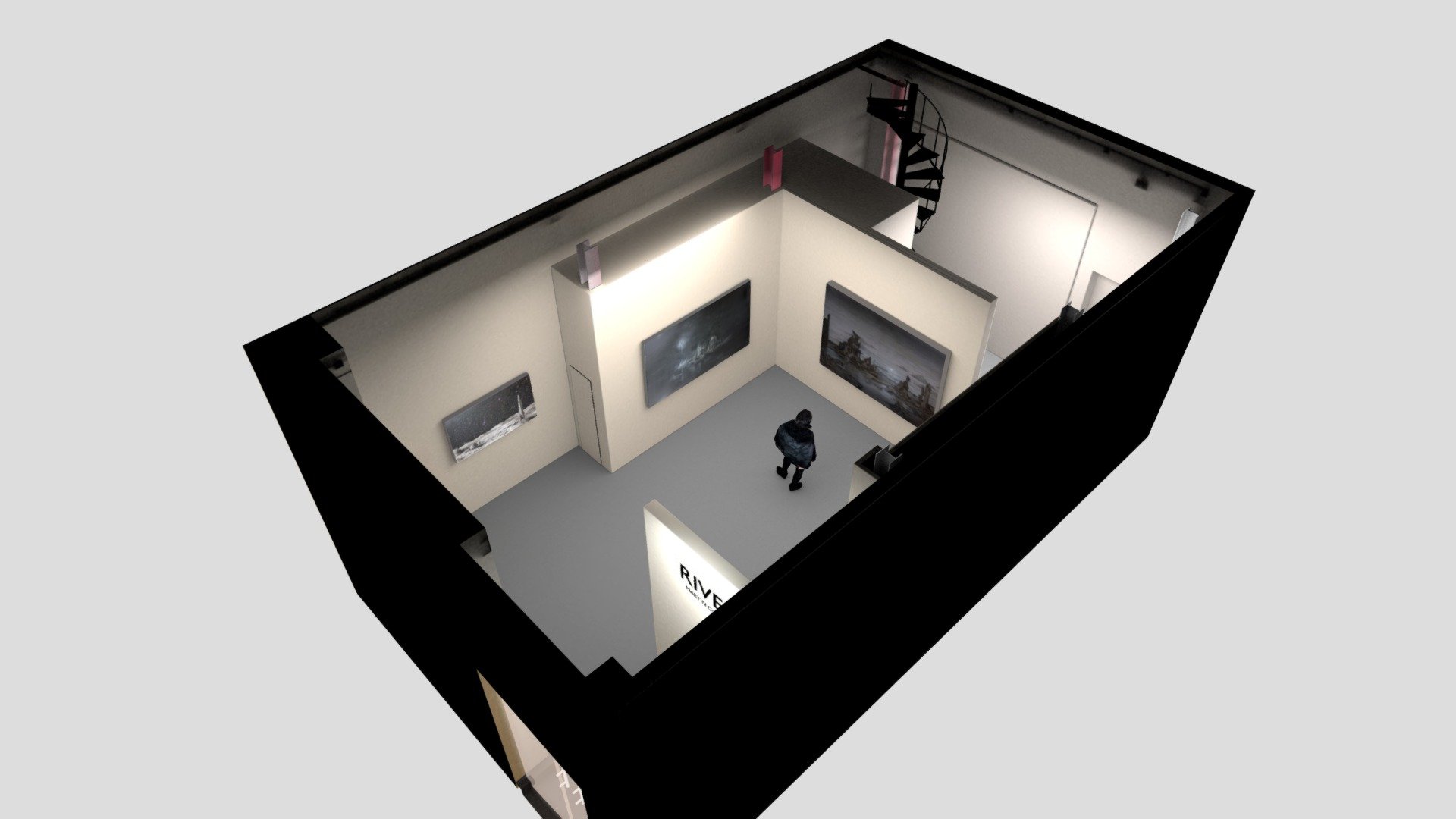 Á Space exhibition - 3D model by martin.constable [0761b9c] - Sketchfab