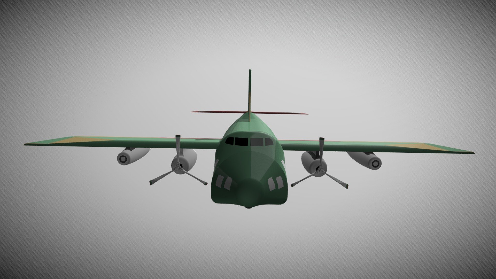 Fairchild C 123 - 3D model by Yash Thummar (@yos7) [0761e77] - Sketchfab