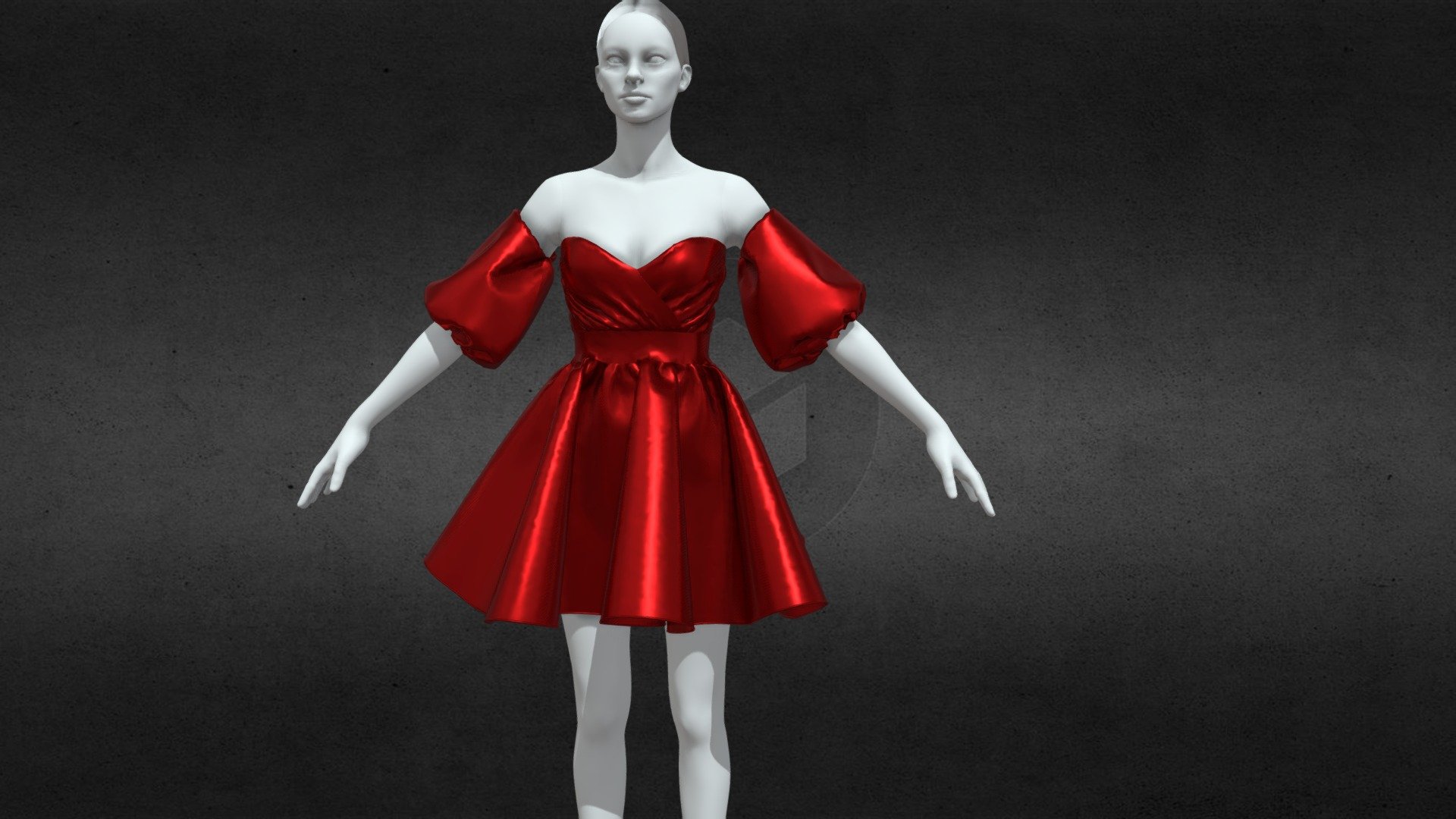 Dress_01 - 3D model by memon.shabnam [076481a] - Sketchfab