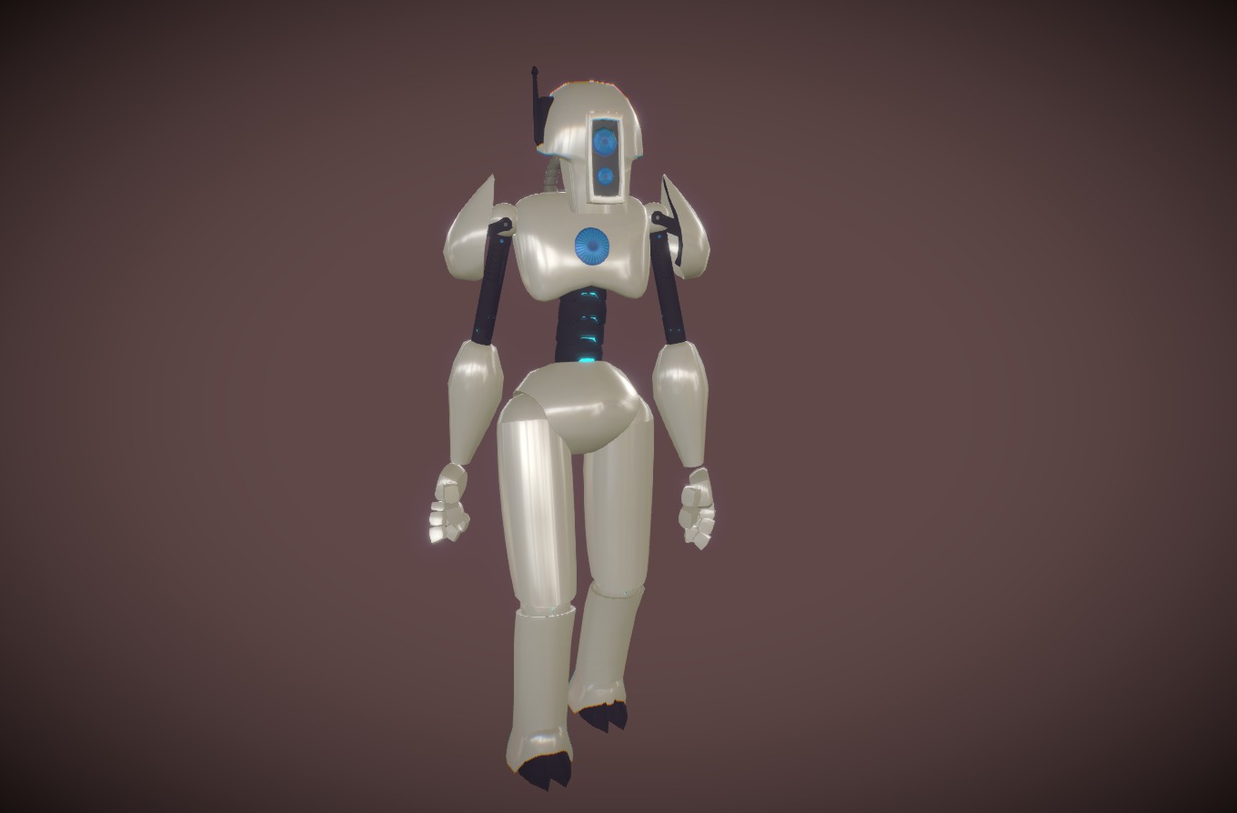 Robot Walk Cycle - 3D model by Olivier/Losm (@olivierlosm) [0766dc5 ...