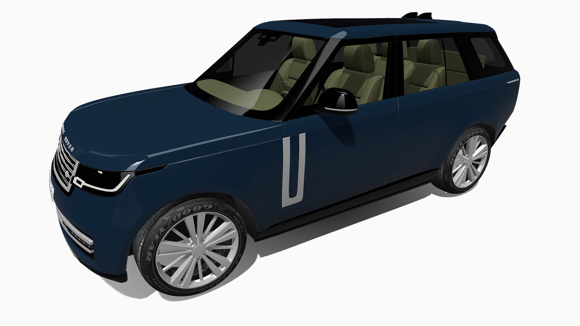 Range Rover (Portofino Blue) - Buy Royalty Free 3D model by Vaidanshi ...