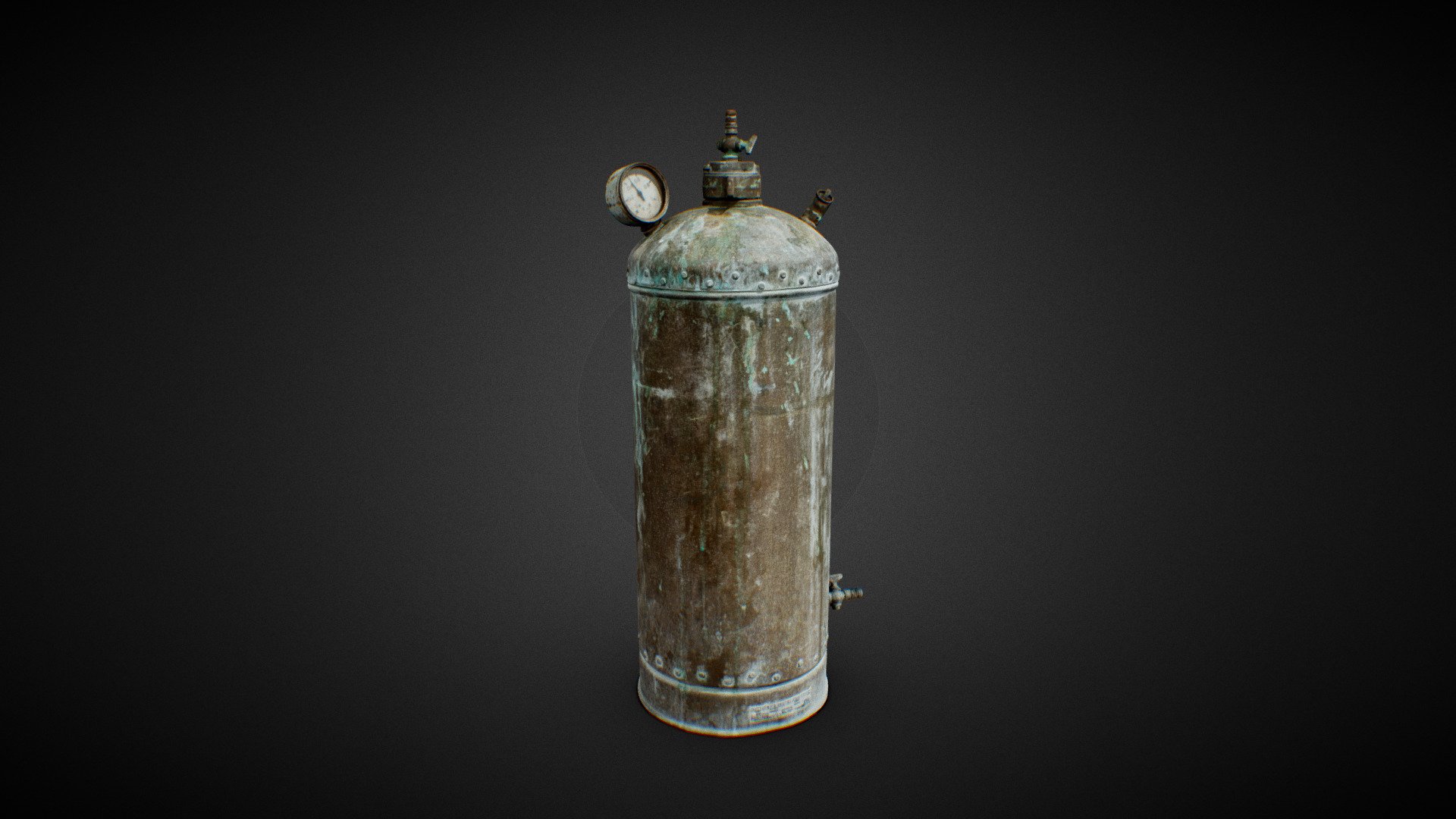 Vintage Copper Single Pump Sprayer 3D Scan - Buy Royalty Free 3D model ...