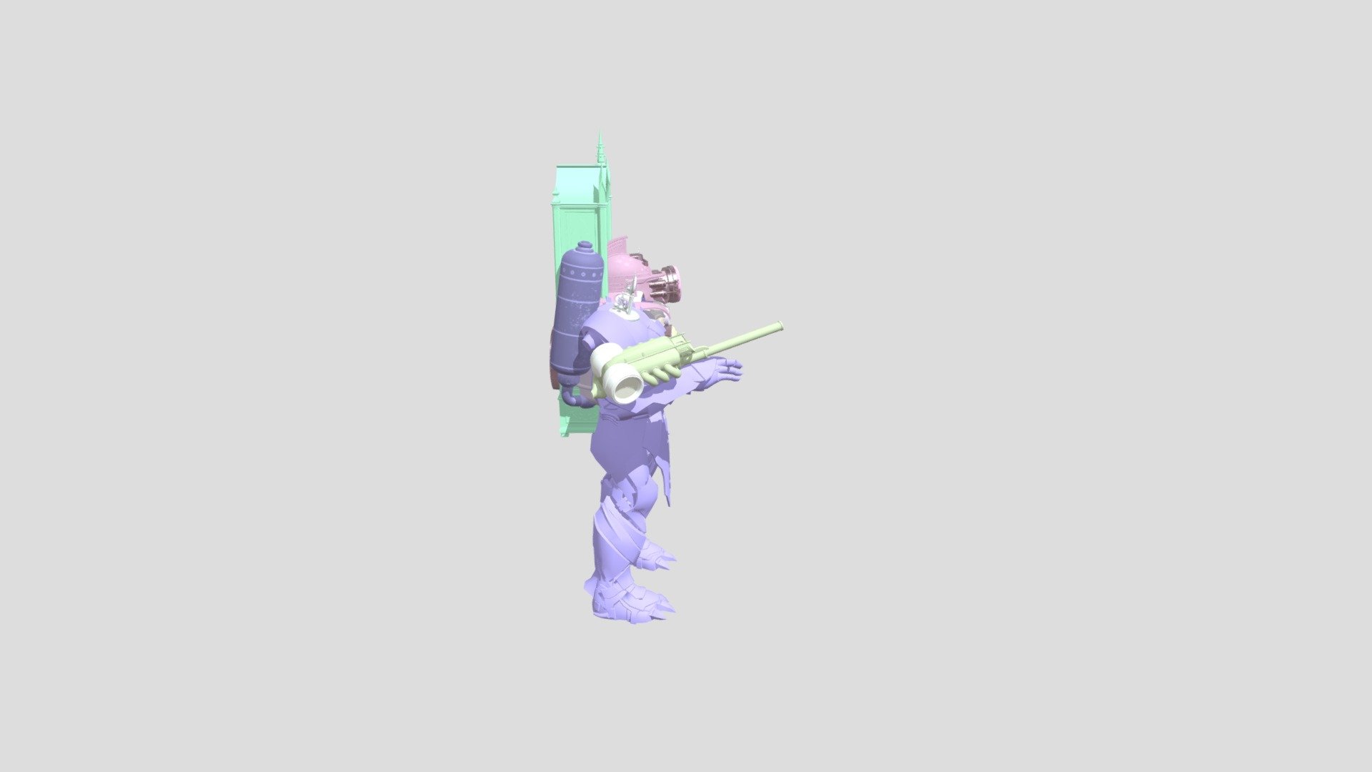 Titan-clockman - 3D model by aszukalski1 [0769b71] - Sketchfab