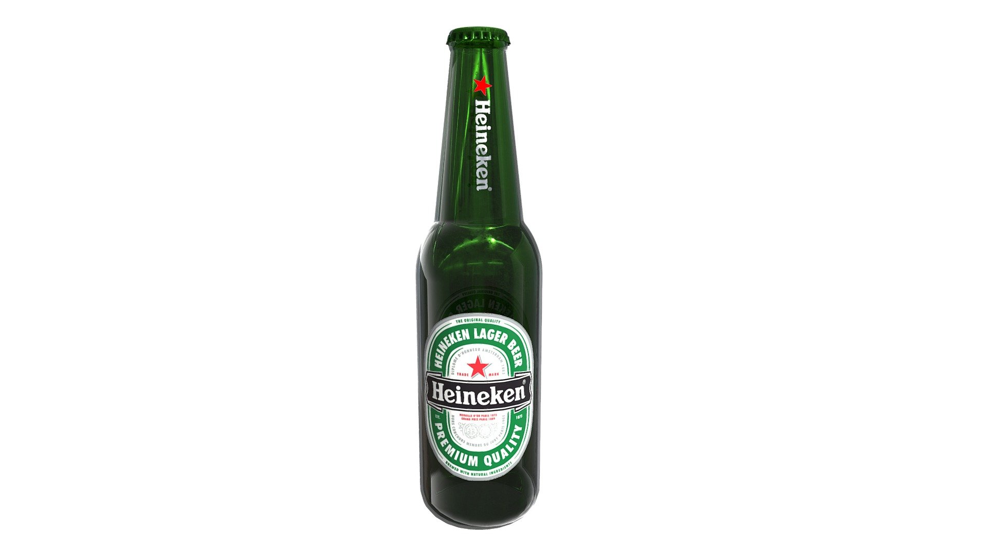 Heineken Beer Bottle - Buy Royalty Free 3D model by Studio Lab ...