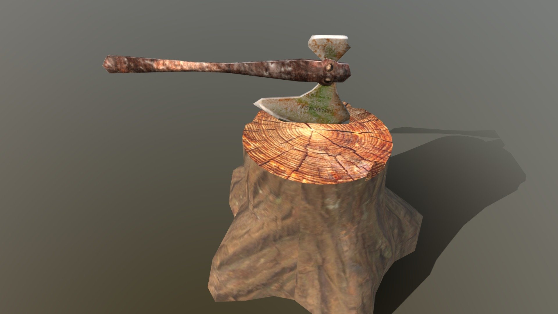 low poly rust axe for game - Download Free 3D model by powellcolla ...
