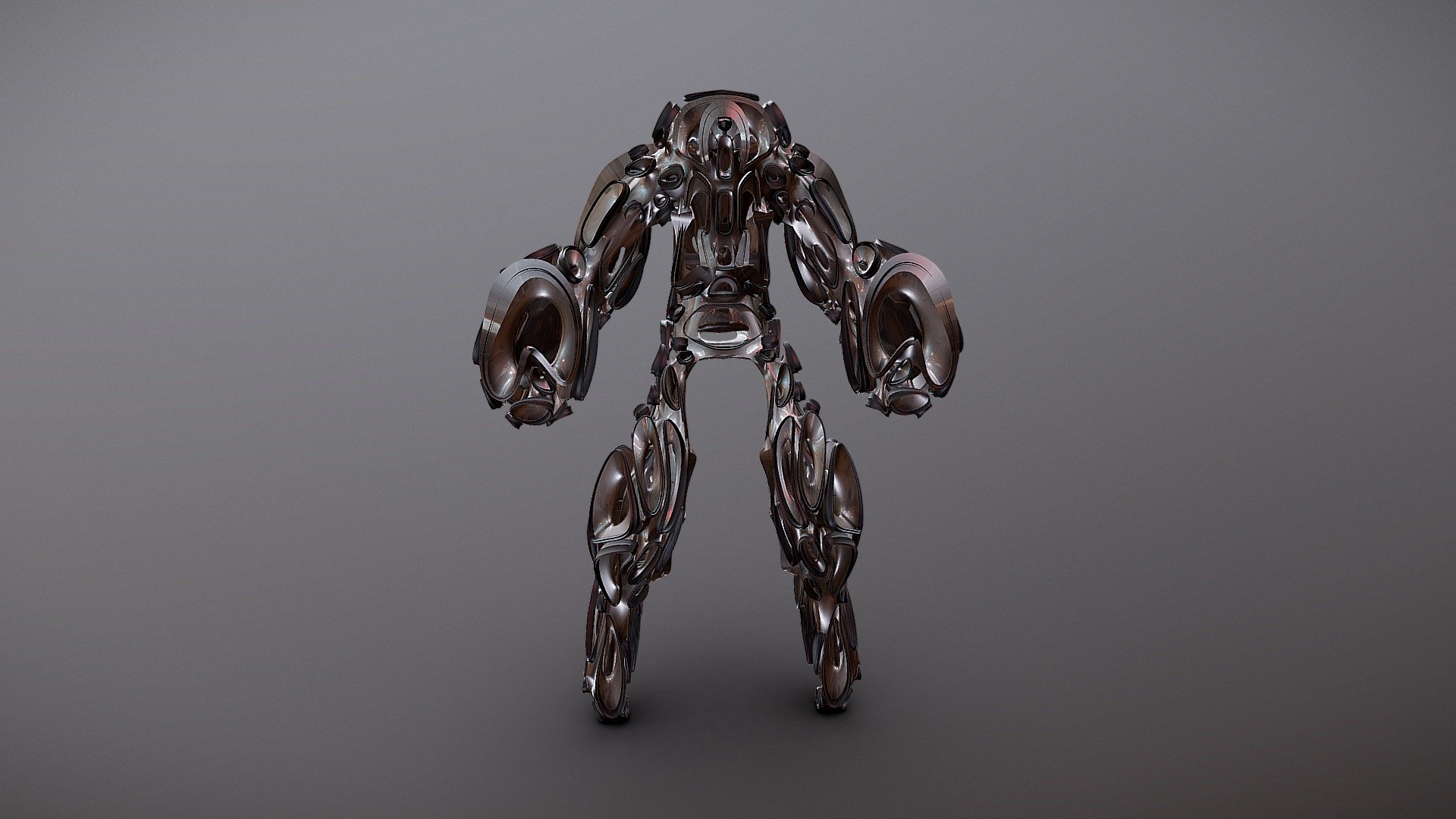 Procedural Character Genom 3 /// V 002 - 3D model by OIeg Soroko ...