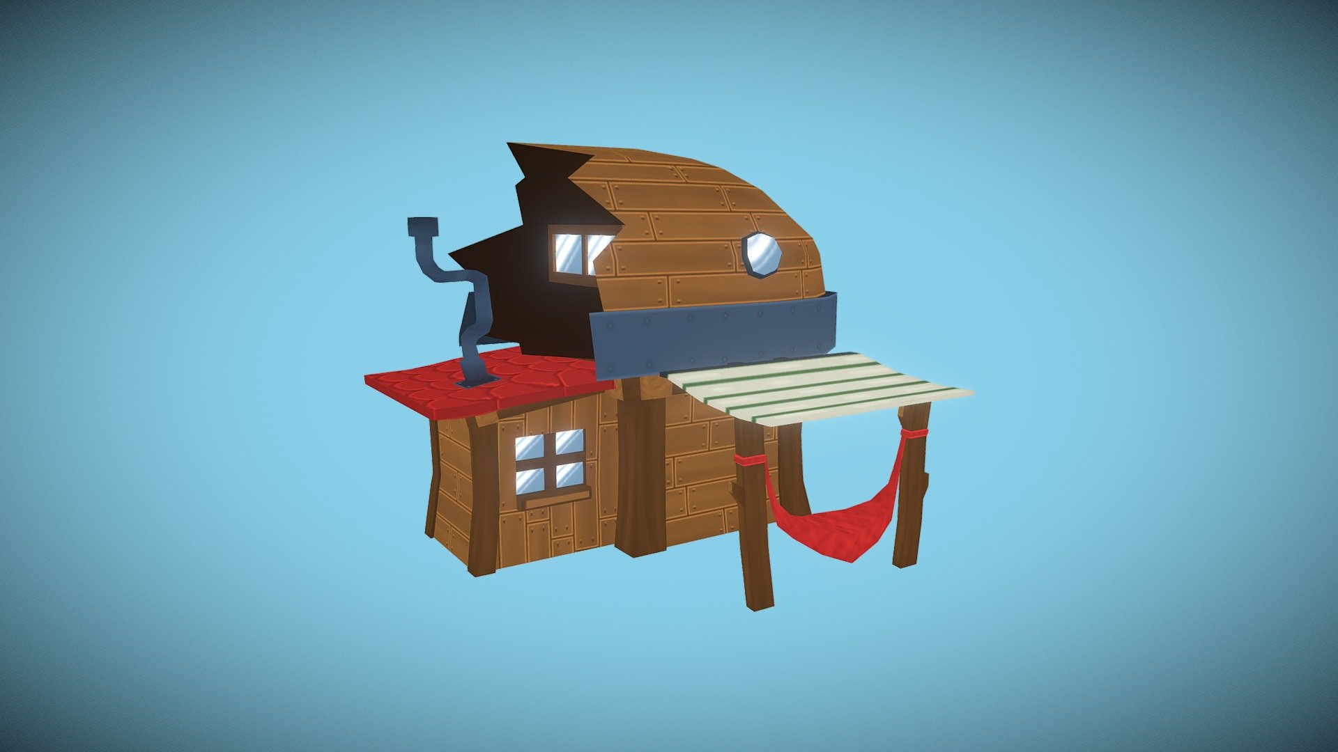 Island Shack - 3D model by TuskGG [076c4c4] - Sketchfab