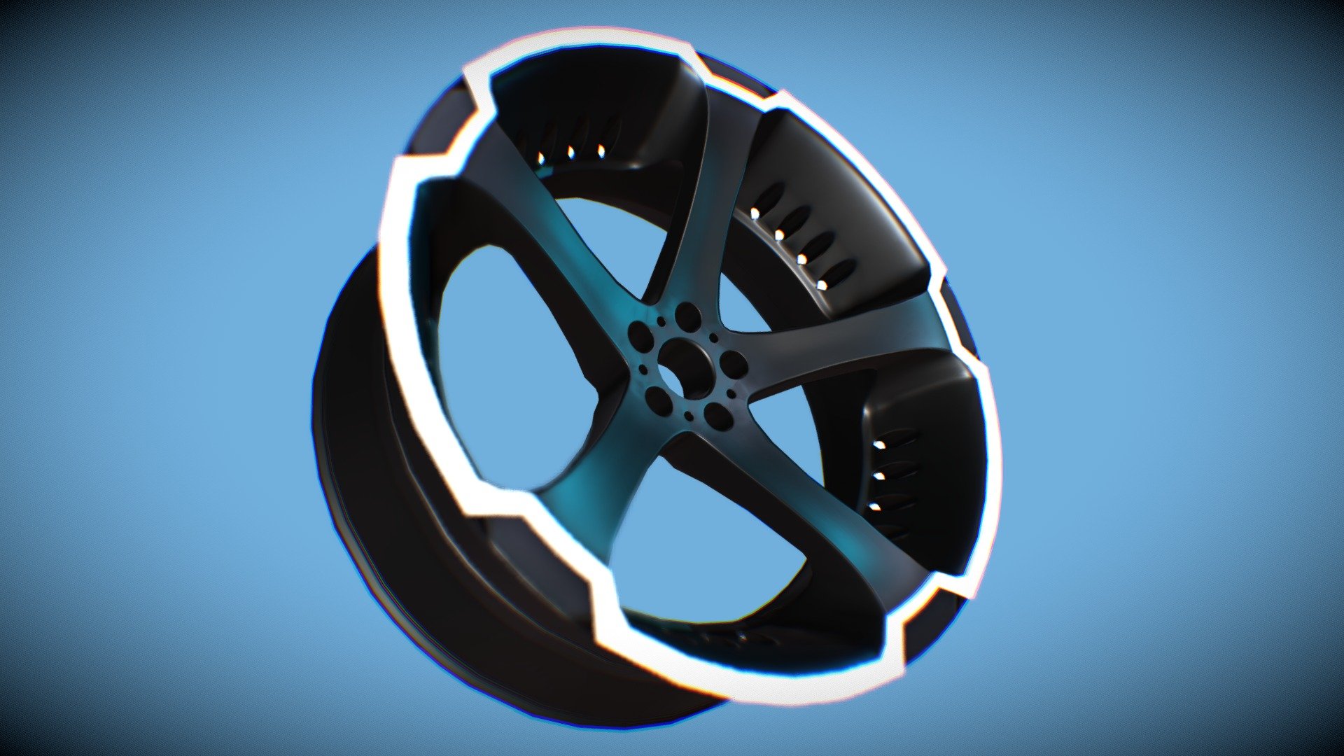 Lowpoly Car Rim - Download Free 3D model by Serjogasan [076d1f6 ...