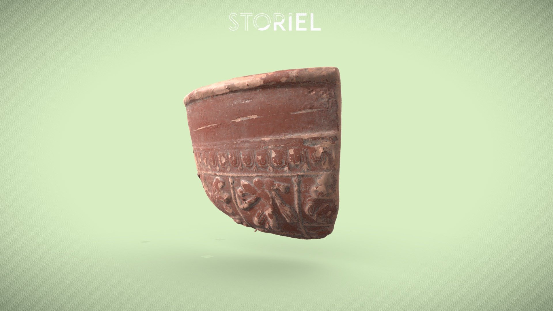 Llestr Samiaidd / Samian ware - 3D model by Storiel [076d948] - Sketchfab